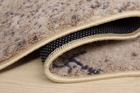 Spoltex, Běhoun na míru Marble 04 béžový, šíře 100 cm, béžová, chodba / předsíň