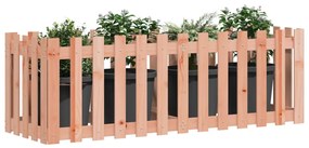 Vyvýšený záhon plotový design 150x50x50 cm masivní douglaska,  832495