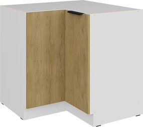 CREMONA bc | dolní skříňka 90x90 DN 2F rohová s policí | 90x90 cm | bílá/cremona