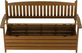 Zahradní lavička, hnědá, 150cm, AMULA