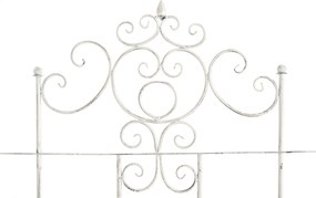 2x Mřížka na popínavé rostliny Paula - 180 x 85,5 cm - Bílá antik