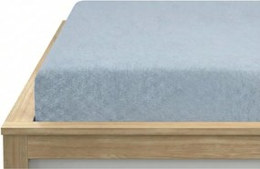 Froté prostěradlo EXCLUSIVE světle modré 90 x 200 cm