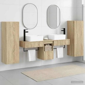Sada koupelnového nábytku 5 ks Dub sonoma 33 x 34,5 x 100 cm 3405975
