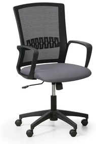 Kancelářská židle ROY 1+1 ZDARMA, šedá