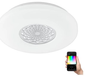 Eglo 9682 - LED RGB Stmívatelné nástěnné stropní svítidlo CAPASSO-C LED/17W/230V