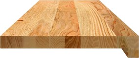 Nášlapy na schody 2 ks světle hnědé 90x25x2 cm masivní dub 3283786