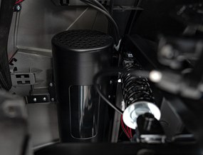 Ramiz Elektrické auto Lamborghini Aventador SV pro 2 děti Šedé + Bezkartáčový motor + Nafukovací kola + LED audio