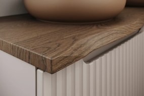 Comad Koupelnová skříňka pod deskové umyvadlo s košem na prádlo Nova Cashmere 100 kašmír