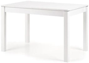 Rozkládací jídelní stůl 118-158 cm Mauric (bílá) (pro 4 6 osob). 1047997