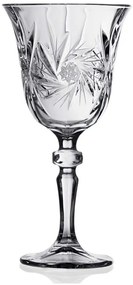 Polobroušená sklenice na víno Větrák, Royal Crystal, 170 ml