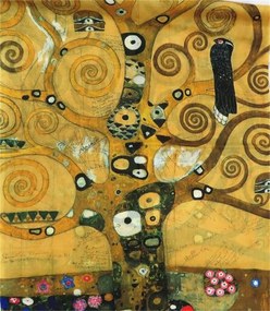 Bavlissimo Šála bavlněná 180 x 70 cm Strom života od Gustava Klimta