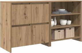 Servírovací skříň 2 ks Artisanový dub 70 x 41 x 75 cm 3393302