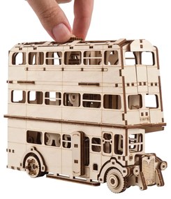 Ugears 3D dřevěné mechanické puzzle Harry Potter Rytířský autobus