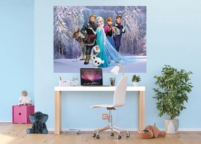 Dětská fototapeta na zed' Ledové Království Všichni Přátelé, Disney | 156 x 112 cm | DFTDSS 1953