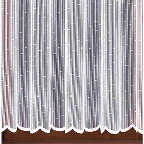 DekorTextil Hotová záclona nebo balkonový komplet Dora - bílá ROZMĚR: (š x v): 300 x 130 cm