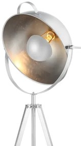 Retro stojací lampa Toma bílé