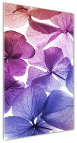Wallmuralia Vertikální Foto obraz skleněný svislý Fialové květiny 50x100