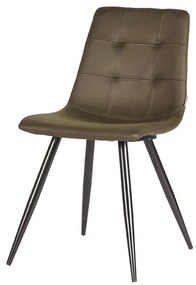 LABEL51 jídelní židle JAY zelená Color: Army green UK-30.232