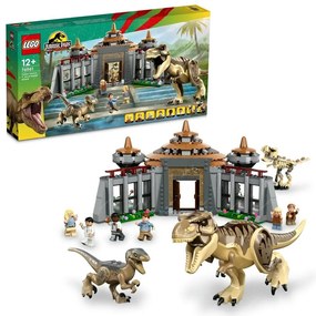 Lego stavebnice lego jurassic world 76961 návštěvnické centrum: útok t-rexe a raptora