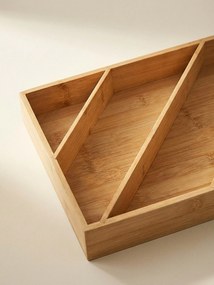 Sinsay - Bambusový organizér s přihrádkami - béžová