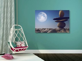 Obraz skládané kameny v měsíčním světle Varianta: 90x60