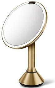 LED Kosmetické zrcátko Simplehuman Sensor Touch DUAL kosmetické zrcátko mosaz nerez SHST3061