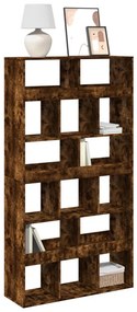 Knihovna kouřový dub 100 x 33 x 187,5 cm kompozitní dřevo 3309379