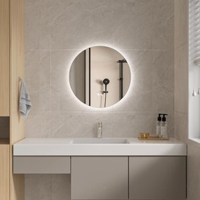 Erga Sofia, kulaté LED zrcadlo 50cm, 1150 lm, 3 barvy světla, ERG-V01-207-5050
