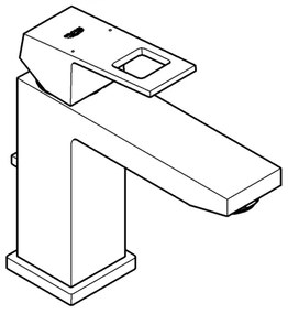 GROHE 23445000 - Umyvadlová baterie EUROCUBE velikost M lesklý chrom