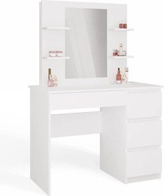 Toaletní stolek Marina Mijas 98,4 cm bílý pravý