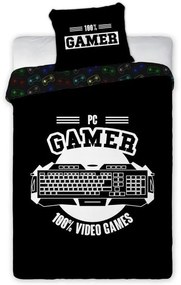 FARO Povlečení PC Gamer  Bavlna, 140/200, 70/90 cm