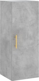 Skříň highboard betonově šedá 34,5x34x180 cm kompozitní dřevo 3198909