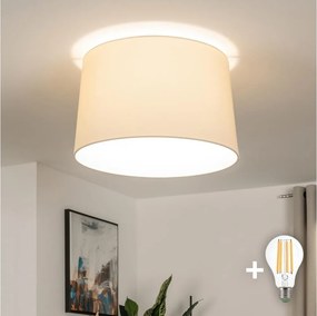 Brilagi - LED Přisazený lustr CERIA 1xE27/40W/230V pr. 45 cm béžová