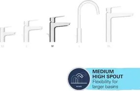 Grohe QuickFix Start - Umyvadlová baterie s výpustí Push-Open matná če