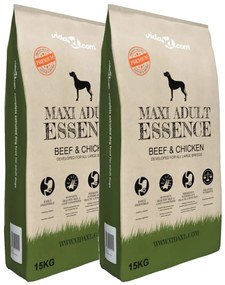 Granule pro psy Maxi Adult Essence Beef & Chicken, 2 ks, 30 kg