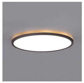 LED Koupelnové stropní svítidlo NIVERA LED/18W/230V IP54 pr. 30 cm černá