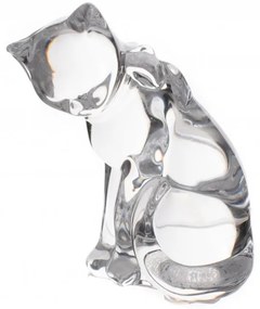 Figurka Kočka, Crystal Bohemia, 9 cm