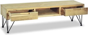 TV stolek 120 x 35 x 35 cm masivní teak 244575