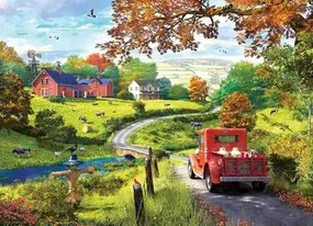 EUROGRAPHICS Puzzle Jízda po venkově / 1000 dílků / 67,6 × 48,9 cm
