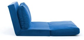 Designová rozkládací pohovka Wandella 120 cm modrá