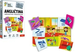 TREFL Vzdělávací hra Malý objevitel: Angličtina / 6 sad puzzle / 54 dí