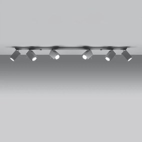 Sollux Lighting Stropní svítidlo MERIDA 6L šedé