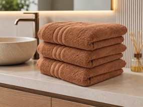 Osuška Classic 70 x 140 cm hnědá, 100% bavlna