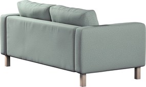 Potah na pohovku IKEA  Karlstad 2-místná, nerozkládací, krátký barva zelená látka pletený vzor