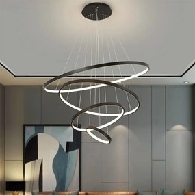Toolight Toolight, LED stropní svítidlo 20/40/60/80 cm, 82W, 3000K, LHJ014-CP4, černá, OSW-50005