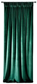 BytoTex Hotové sametové závěsy - Tmavě zelená 135 x 270 cm