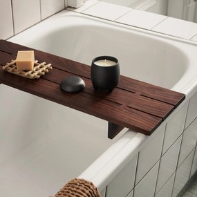 ferm LIVING Dřevěný podnos Tategu Ash Dark Brown, přírodní barva, dřevo