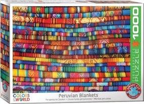 EUROGRAPHICS Puzzle Peruánská deka / 1000 dílků / 68 × 48 cm