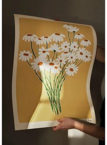 Plakát 30x40 cm Daisies – Carla Llanos – The Poster Club