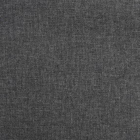 vidaXL Otočná jídelní židle textil [3087470] Barva: Tmavě šedá